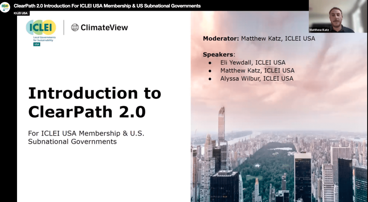 Introduction to ClearPath 2.0: A global framework for U.S. sustainable planning | ICLEI USA
